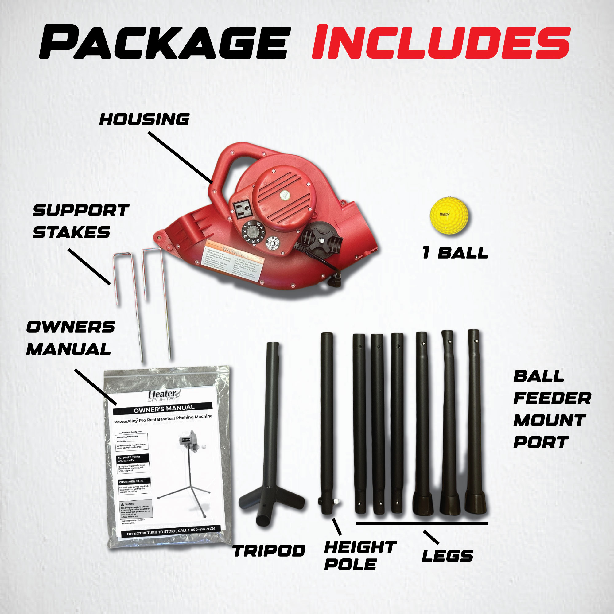 Heater Sports PAPRO149 - Power Alley Pro Real Baseball Pitching ...